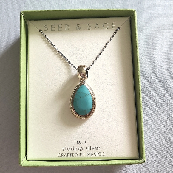 Seed & Sage | Jewelry | Seed Sage Sterling Silver 925 Necklace Comes ...